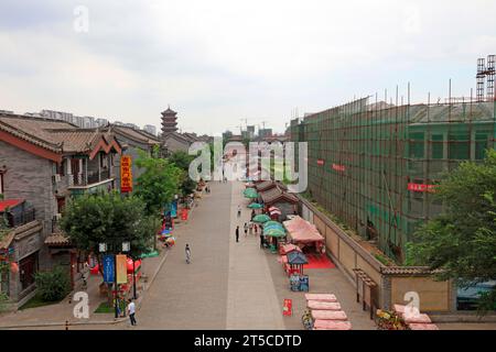luanzhou ancient city building scenery in China Stock Photo - Alamy