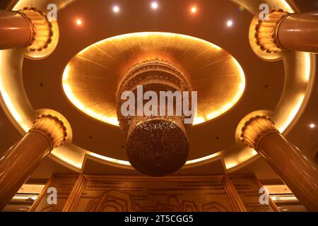 Hotel lobby dome lighting effect Stock Photo - Alamy