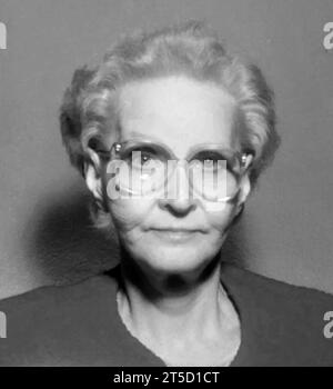 Dorothea Puente. Police mugshot of the American serial killer, Dorothea ...