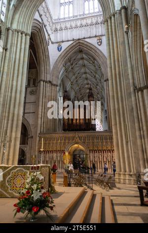 Inside interior of the York's Cathedral, taken in June 2022 Stock Photo ...