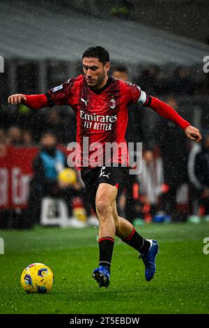 Davide Calabria of AC Milan during the Serie A 2020/21 football match ...