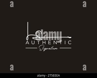 LS Letter Signature Logo Template elegant design logo. Hand drawn ...