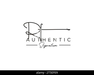 RF Letter Signature Logo Template elegant design logo Sign Symbol ...