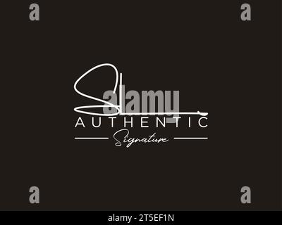 SL Signature Logo Template Vector Stock Vector Image & Art - Alamy