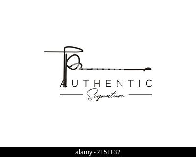 TP Letter Signature Logo Template elegant design logo Sign Symbol ...