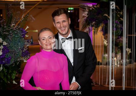 Ania NIEDIECK, actress, and Chris HECKER, red carpet, Red Carpet Show ...