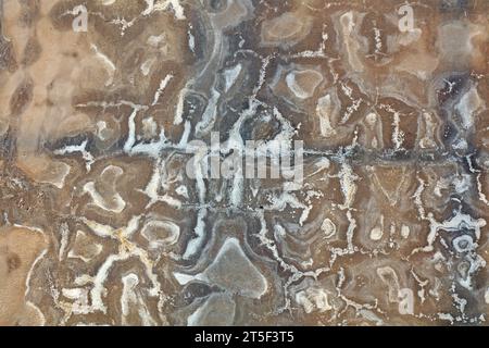 Salt and alkali texture on the wall of cement Stock Photo - Alamy