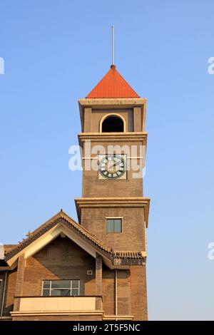 Gourmet street bell tower Stock Photo - Alamy