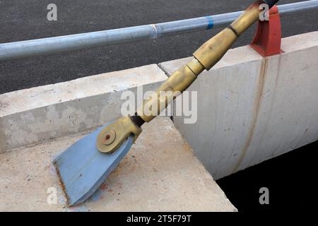 Bridge cable-stayed fastener Stock Photo - Alamy