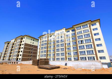 unfinished high rise building, north china Stock Photo - Alamy