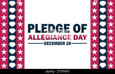 Pledge Of Allegiance Day, background design wallpaper. Vector ...