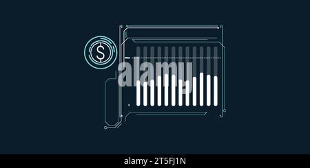 Simple infographics of dollar exchange rate growth Stock Vector Image ...