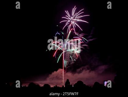 Bicester Round Table 2023 fireworks display at Pingle Field, Bicester ...