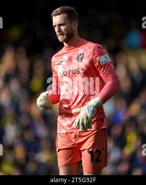Norwich City goalkeeper George Long during the Sky Bet Championship ...