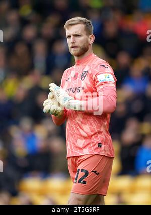 Norwich City goalkeeper George Long during the Sky Bet Championship ...