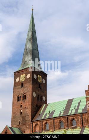 Aarhus Cathedral, Denmark. A Gothic building dating from the 15th ...