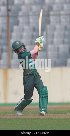 Muneeba Ali of Pakistan bats during the ICC Women's T20 World Cup match ...