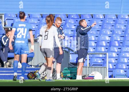Liam Gilbert manager Reading Women v Wolves Women Adobe FA Women's Cup ...