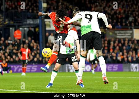 Luton Town's Issa Kabore during the Premier League match at Kenilworth ...