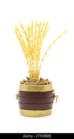 A traditional flower pot for onam festival Stock Photo - Alamy