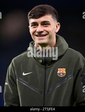 Pedri Gonzalez of FC Barcelona looks on during the Spanish league, La Liga EA Sports, football ...