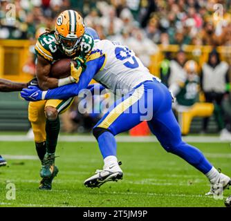 Los Angeles Rams linebacker Michael Hoecht (97) runs during an NFL ...