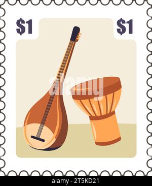 Saz traditional turkish music instrument icon Stock Vector Image & Art ...