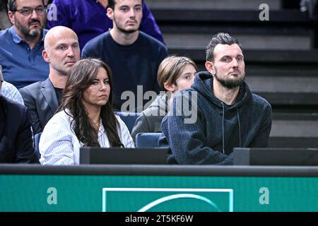 Alexandre LETELLIER with his wife Chloe during the seventh day of the ...