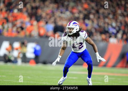 Buffalo Bills linebacker Dorian Williams arrives before an NFL football ...