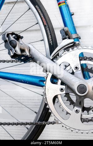 Classic steel frame Paul Milnes racing bicycle from the 1990's Stock ...