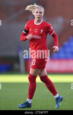 Sophie Roman Haug of Liverpool Women during THE FA WOMEN'S SUPER LEAGUE ...