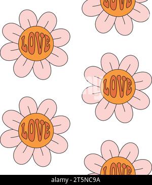 Love flower pattern vector seamless Stock Vector Image & Art - Alamy