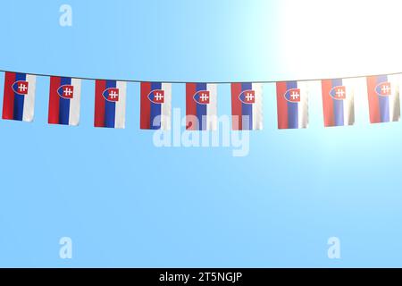pretty feast flag 3d illustration - dark picture of Slovenia flag lying ...