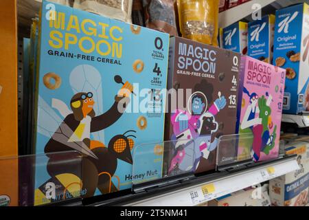Breakfast cereal aisle at Target in New York City, USA 2023 Stock Photo - Alamy