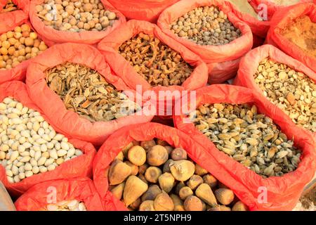 Chinese seasoning stall, closeup of photo Stock Photo - Alamy