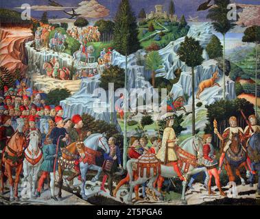 Benozzo Gozzoli – Journey of the Magi 1459. Chapel, Palazzo Medici ...