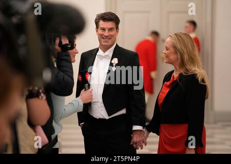 Denmark. 06th Nov, 2023. Former soccer player Michael Laudrup and Siw ...