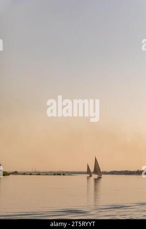 Felucca style Nile cruise ship Stock Photo - Alamy