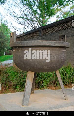Traditional Chinese bronze ritual vessels, closeup of photo Stock Photo ...
