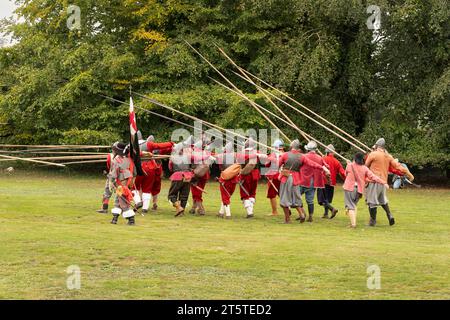 Historical reenactment of the Siege of Basing House, from the English ...