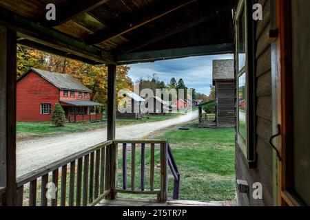 Period housing in historic Eckley Miners Village Stock Photo - Alamy