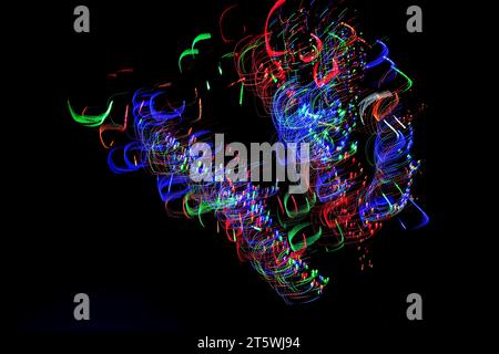 color ray trajectory Stock Photo - Alamy