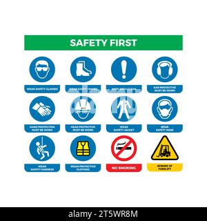 first safety worker icon Stock Vector Image & Art - Alamy