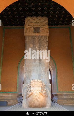 Ancient Chinese stone tablets Stock Photo - Alamy