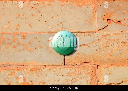 Patrol points marked on the wall Stock Photo - Alamy