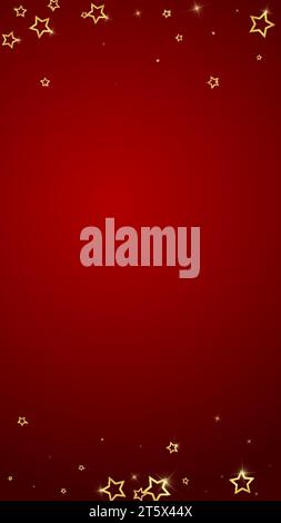 Twinkle stars scattered around randomly, flying, falling down, floating ...