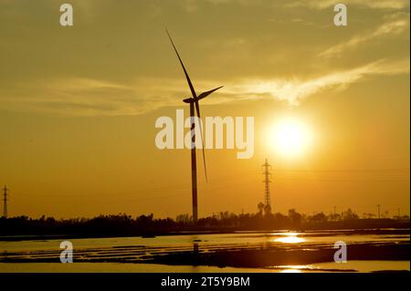 Bangladesh first wind power plant. The wind power plant, kutubdia ...