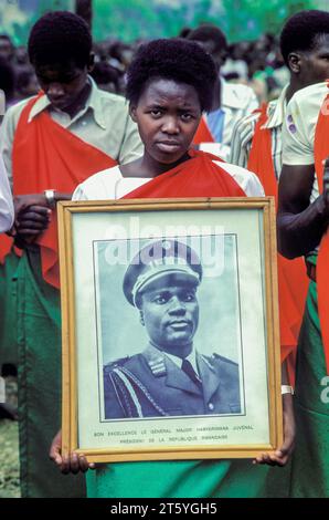 Rwanda, Kirinda; Inauguration of a water pipeline that was constructed ...