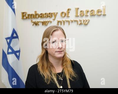 Israel's Ambassador to Ireland Dana Erlich at the Israeli Embassy in ...