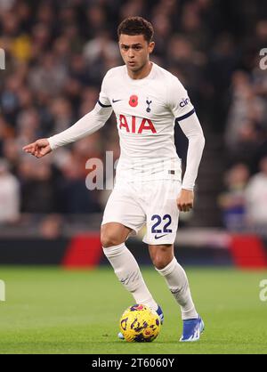 Brennan Johnson of Tottenham Hotspur. - Chelsea v Tottenham Hotspur ...
